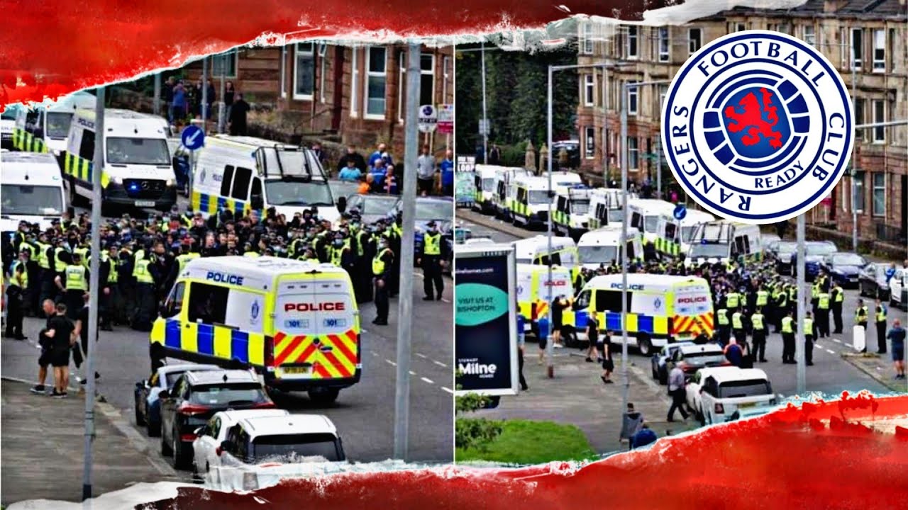 Union Bears-ultras out on the streets early today before the derby ...