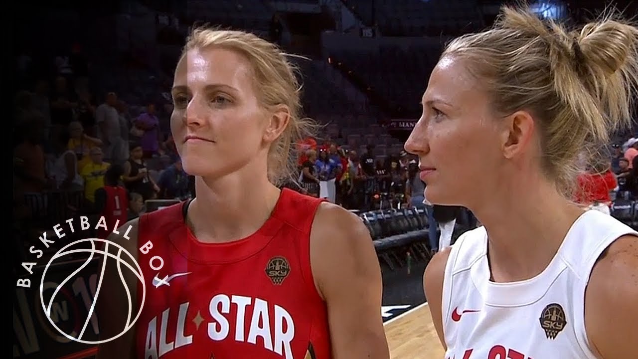 [WNBA] Quigley, Vandersloot Post-Game Interview, WNBA All-Star Game ...