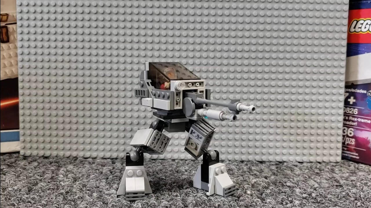 Custom Lego Mobile Artillery Cannon MOC - YouTube