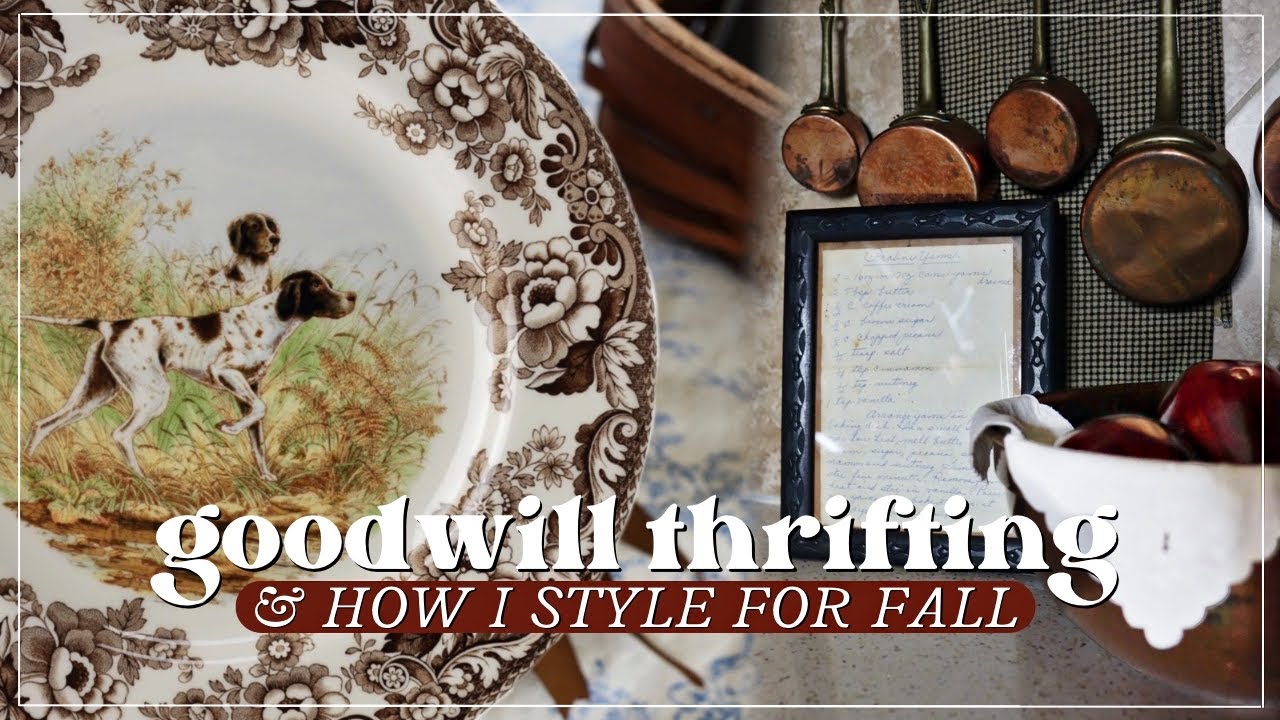 GOODWILL THRIFTING & STYLED THRIFT HAUL! | Thrift With Me For Home ...
