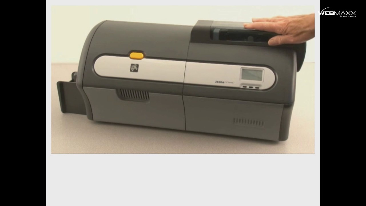 Zebra ZXP Series 7 - Bemutatása - YouTube
