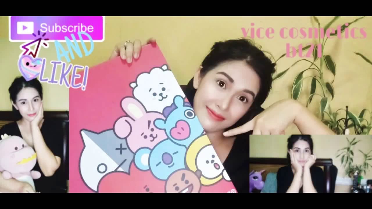 Vice cosmetics BT21 :Make up Tutorial - YouTube