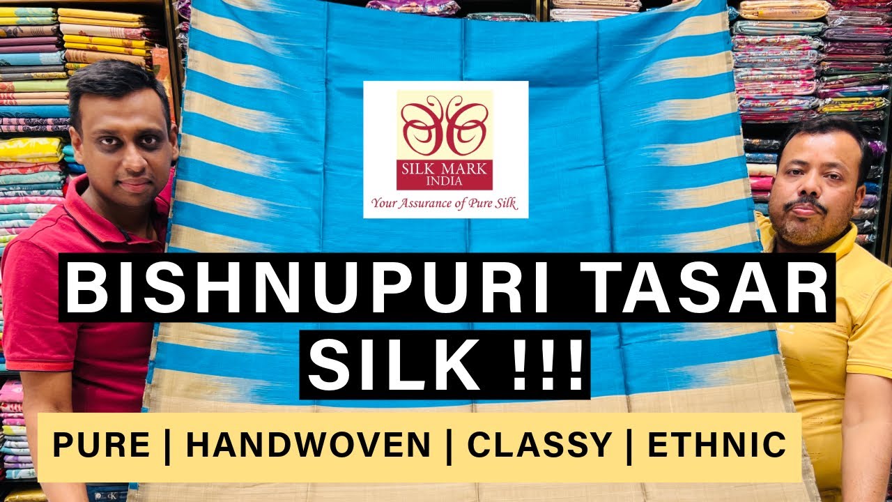 💯% PURE BISHNUPURI TASAR SILK | ADI INDIAN SILK HOUSE | WITH SILKMARK ...