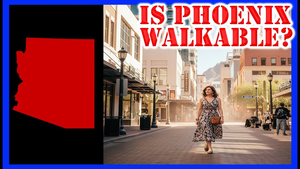 Why the Phoenix Arizona Area IS WALKABLE | Sort Of - YouTube