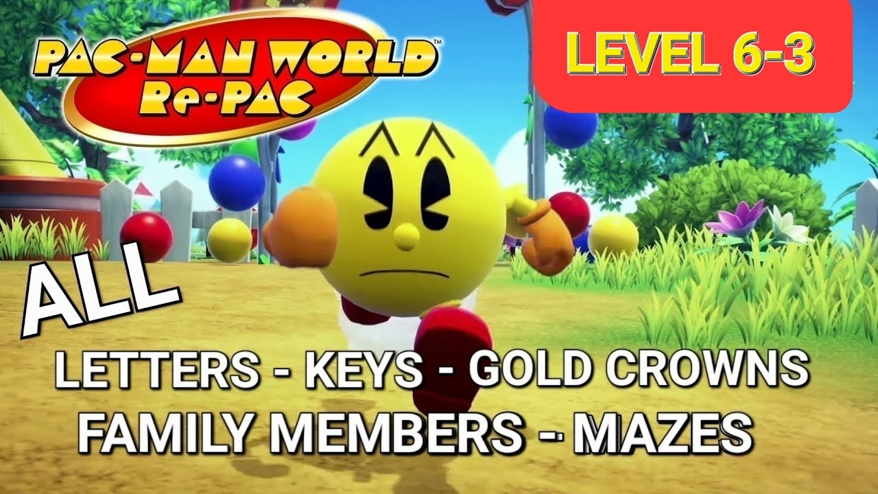 PAC-MAN World Re-Pac - Level 6-3: Grave Danger Episode (100%) - YouTube
