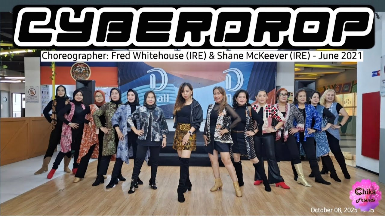 CYBERDROP (WDM 21) | Line Dance | - YouTube
