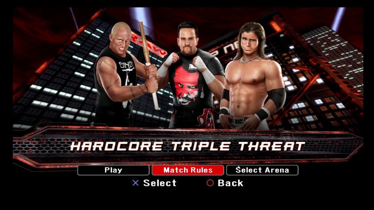 Sandman vs Dreamer vs Nitro Smackdown vs Raw 2008 - YouTube