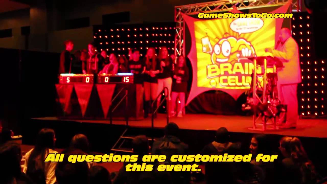 Brain Cell Game Show for College and Corporate Events - YouTube