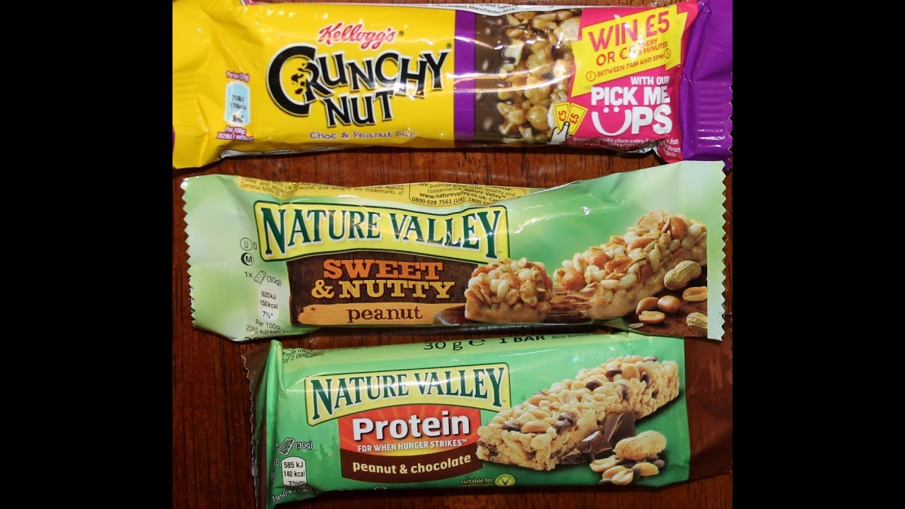 England Eatables #35 Kellogg’s Crunchy Nut, Nature Valley Sweet & Nutty ...