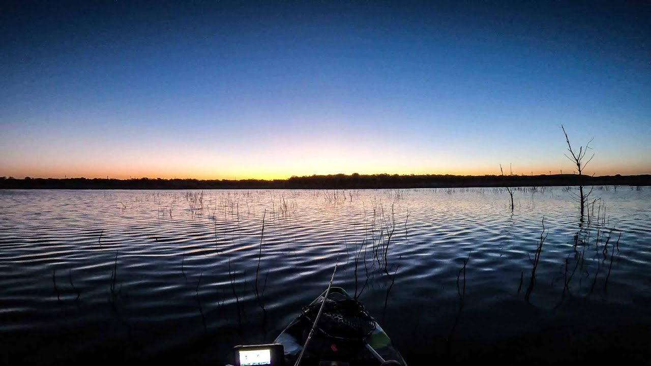 Junk Fishing a small Lake in West Texas with my Kayak - YouTube