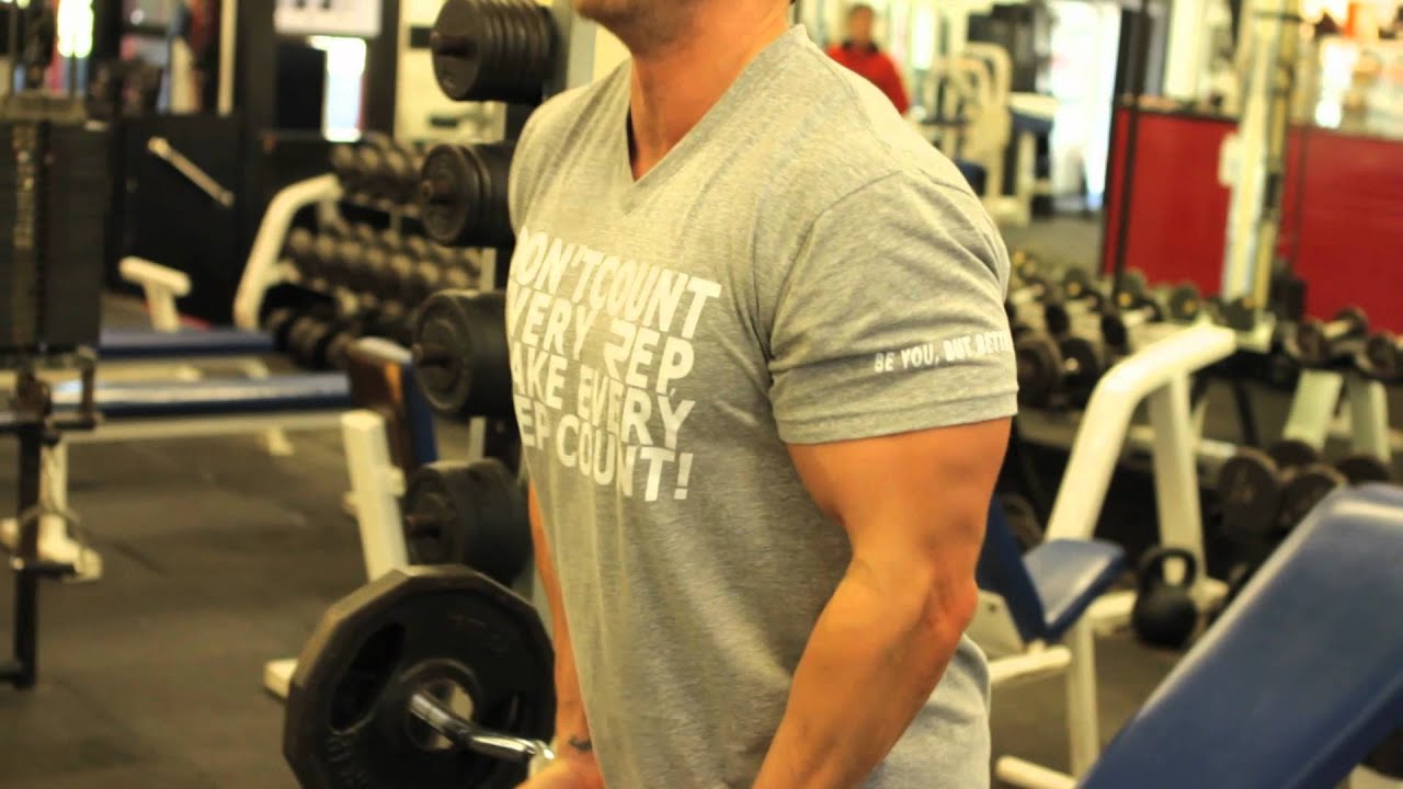 Close Grip EZ-Bar Curl - Rob Riches - YouTube