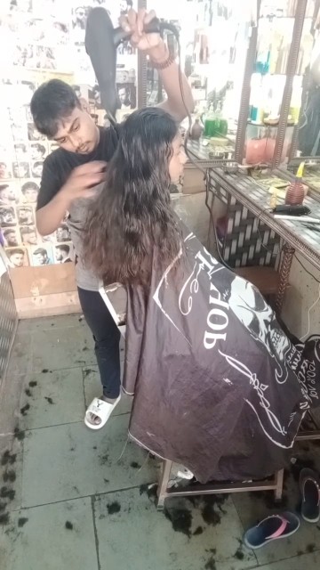 Ledij haircut video trending long hair viral #haircut #varel #newhair # ...