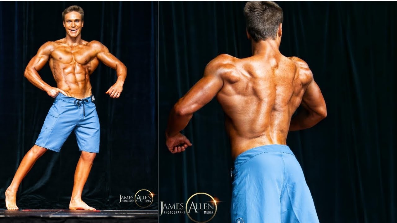 MENS PHYSIQUE 1ST PLACE 1ST COMPETITION CLASS C JAMES CAULEY - YouTube