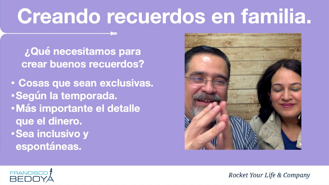 Creando recuerdos en familia para formar tradiciones - YouTube