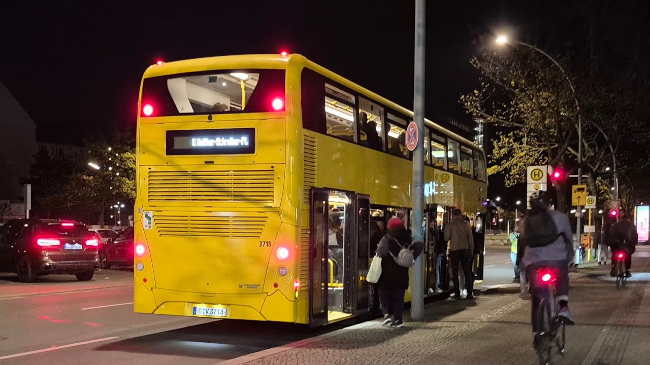 Bus Berlin | Mitfahrt im kompl. U9 SEV von U W.-Schreiber-Pl. bis U ...