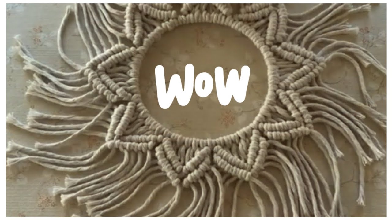 🧵🧶Tutorial de MACRAMÉ paso a paso Facil - YouTube