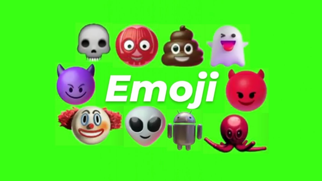 Animated Emoji Part 7 GIF Green Screen Pack (Free Download) - YouTube