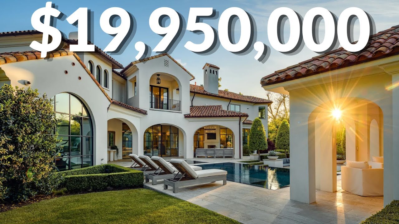 Touring The BEST MODERN Mansion In Dallas For $19,950,000 | Dallas ...