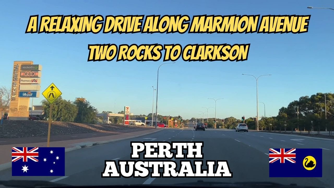 Exploring Perth Australia: Relaxing Drive Along Marmion Avenue - YouTube