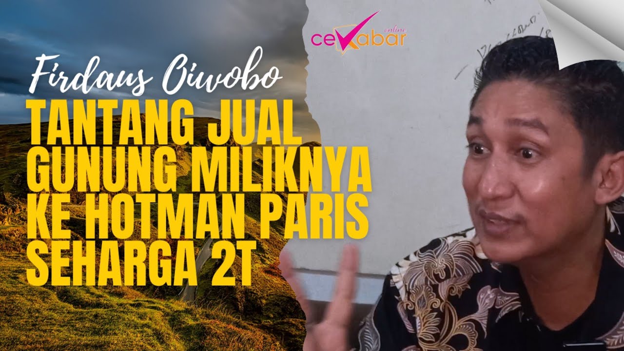 MAKIN NGELANTUR? FIRDAUS OIWOBO KLAIM MANTAN KETUA MK ANWAR USMAN PAMAN ...