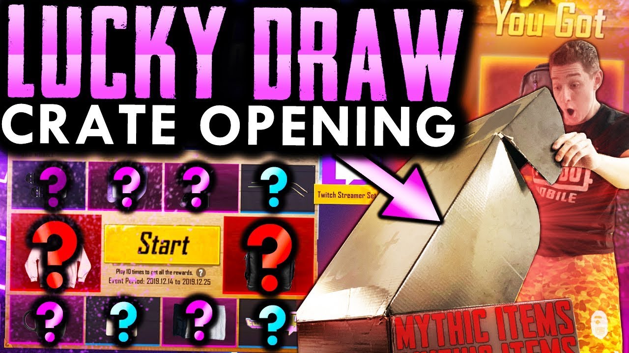 LUCKY DRAW CRATE OPENING IN REAL LIFE (2 MYTHICS?!) - YouTube