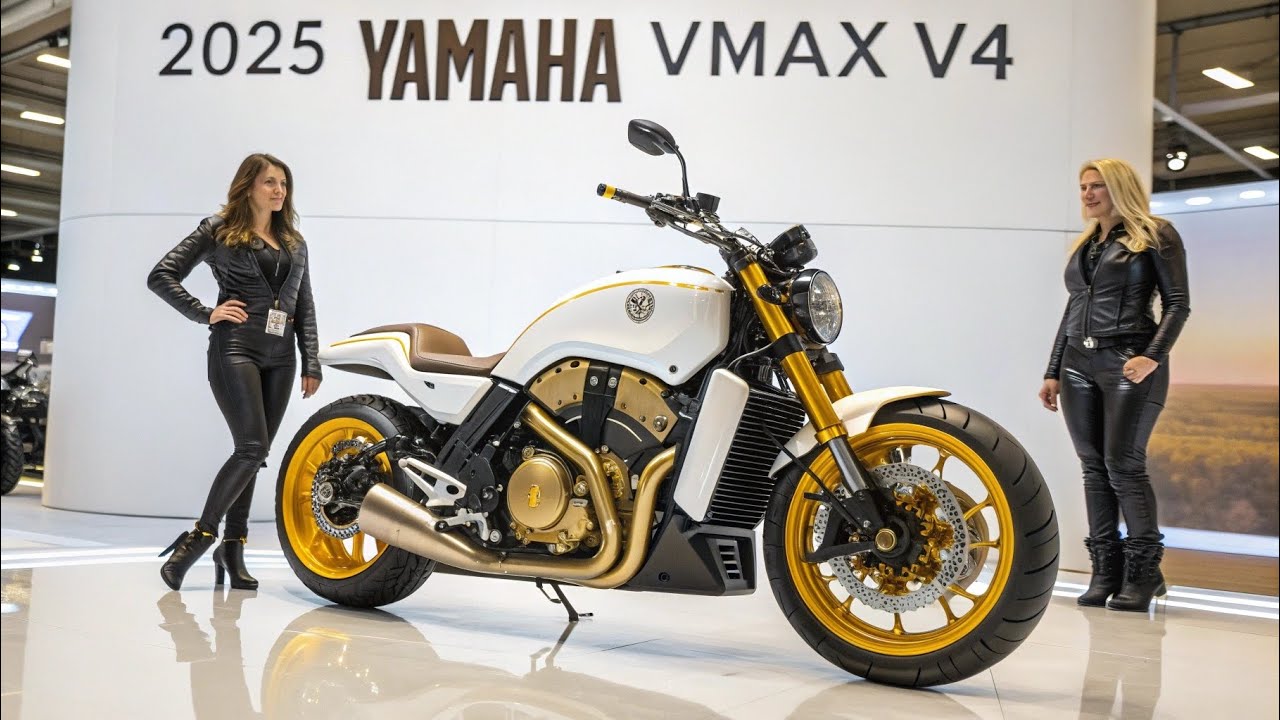 2025 Yamaha VMAX V4 1700cc 🏍️ Finally Launched | New Look, Bold Design ...