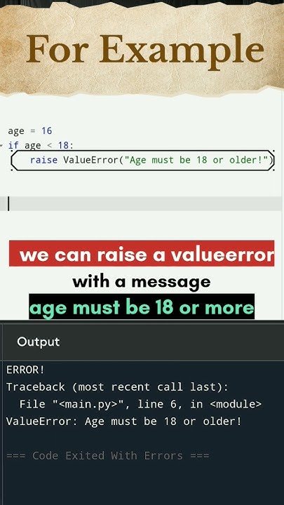 Manually raise exception in python|| #python #programming # ...