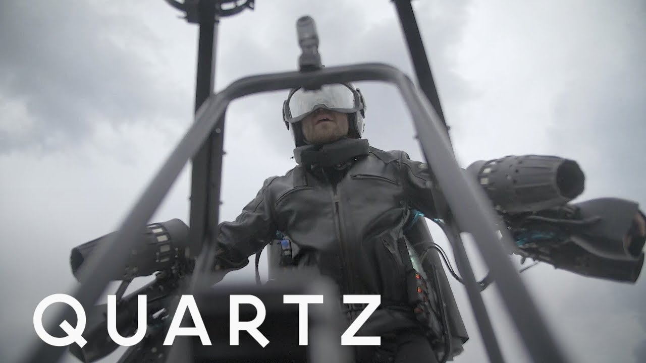 A real life Iron Man jet suit - YouTube