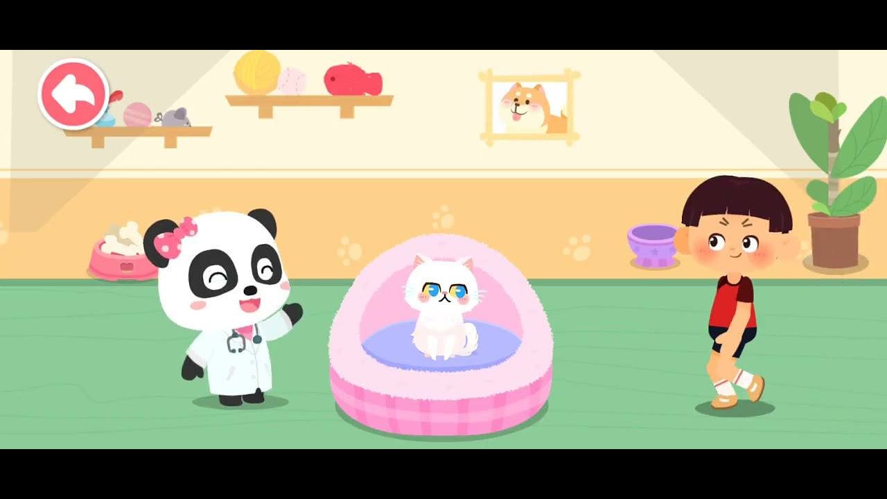 BABY PANDA'S PET CARE CENTRE GAMEPLAY VIDEO FOR KIDS | TX RAMAN GAMING ...
