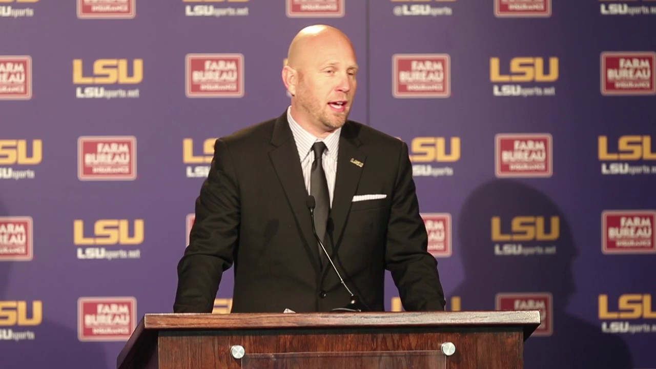 Matt Canada introduced as new LSU offensive coordinator - YouTube
