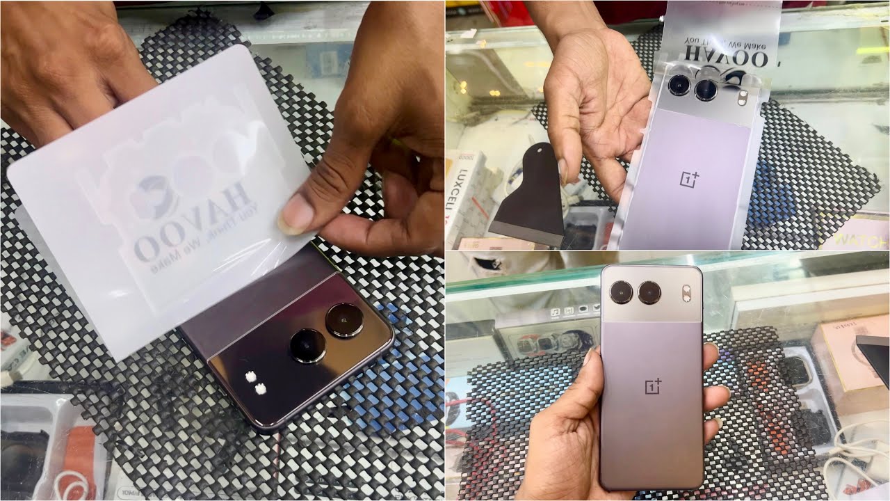 Oneplus Nord 4 Back Glass Protector | One plus Nord 4 Back Lamination ...