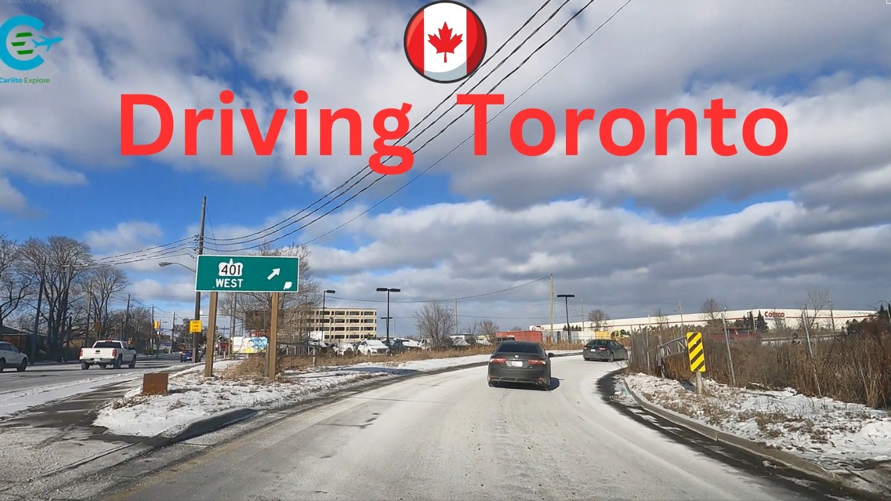 Toronto Driving Tour Dufferin Street 4K HDR | Virtual Driving Tour ...