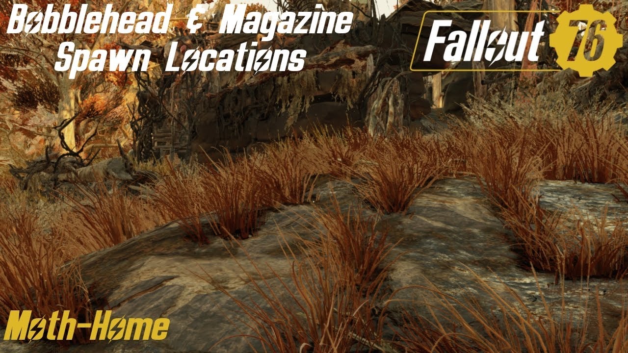 Fallout 76 Bobblehead & Magazine Spawn Locations - Moth-Home - YouTube