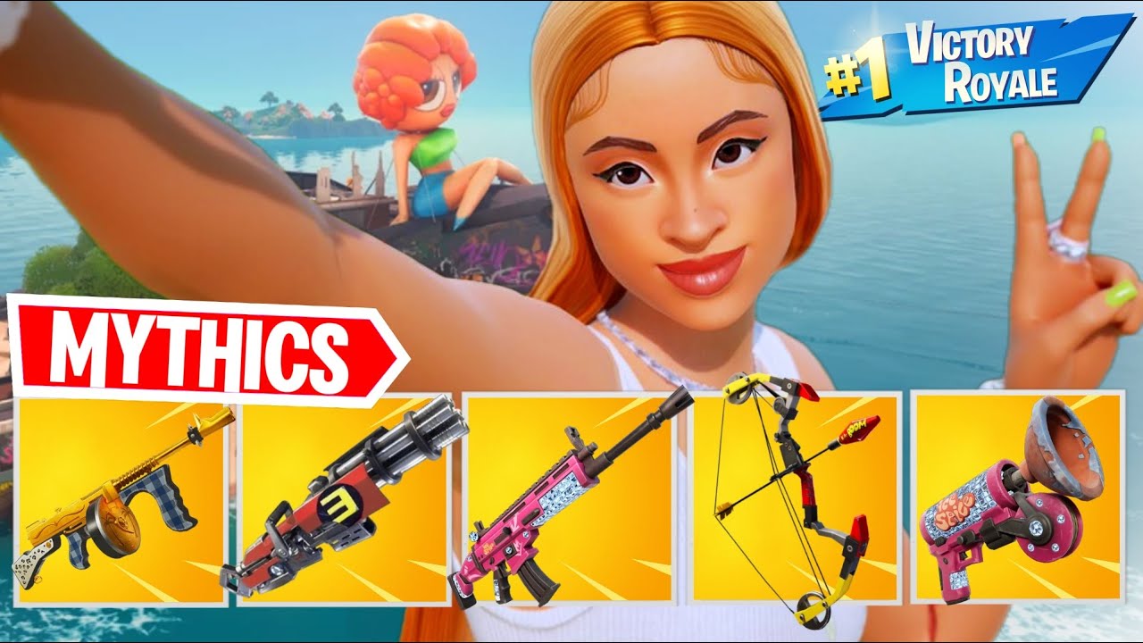 I Got EVERY MYTHIC in ONE GAME (Fortnite Chapter 2 Remix) - YouTube