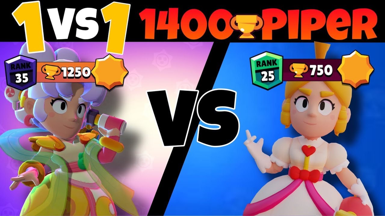 1 VS 1 against 1400🏆 Piper - YouTube