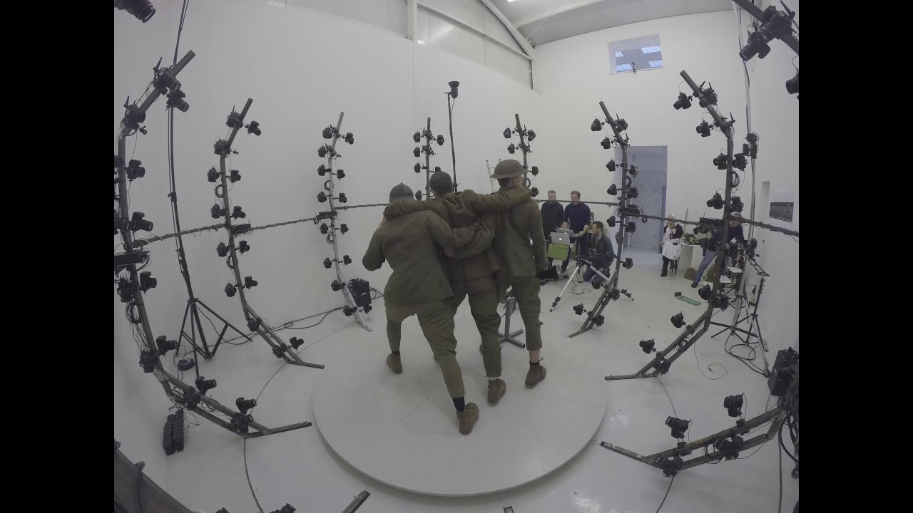 Photogrammetry time-lapse at Steve Russell Studios - YouTube