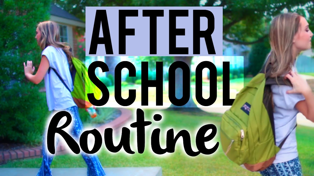 After School Routine 2015! - YouTube