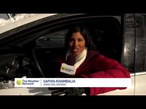 Saphia Khambalia with the Hottest job to have in Winter - YouTube