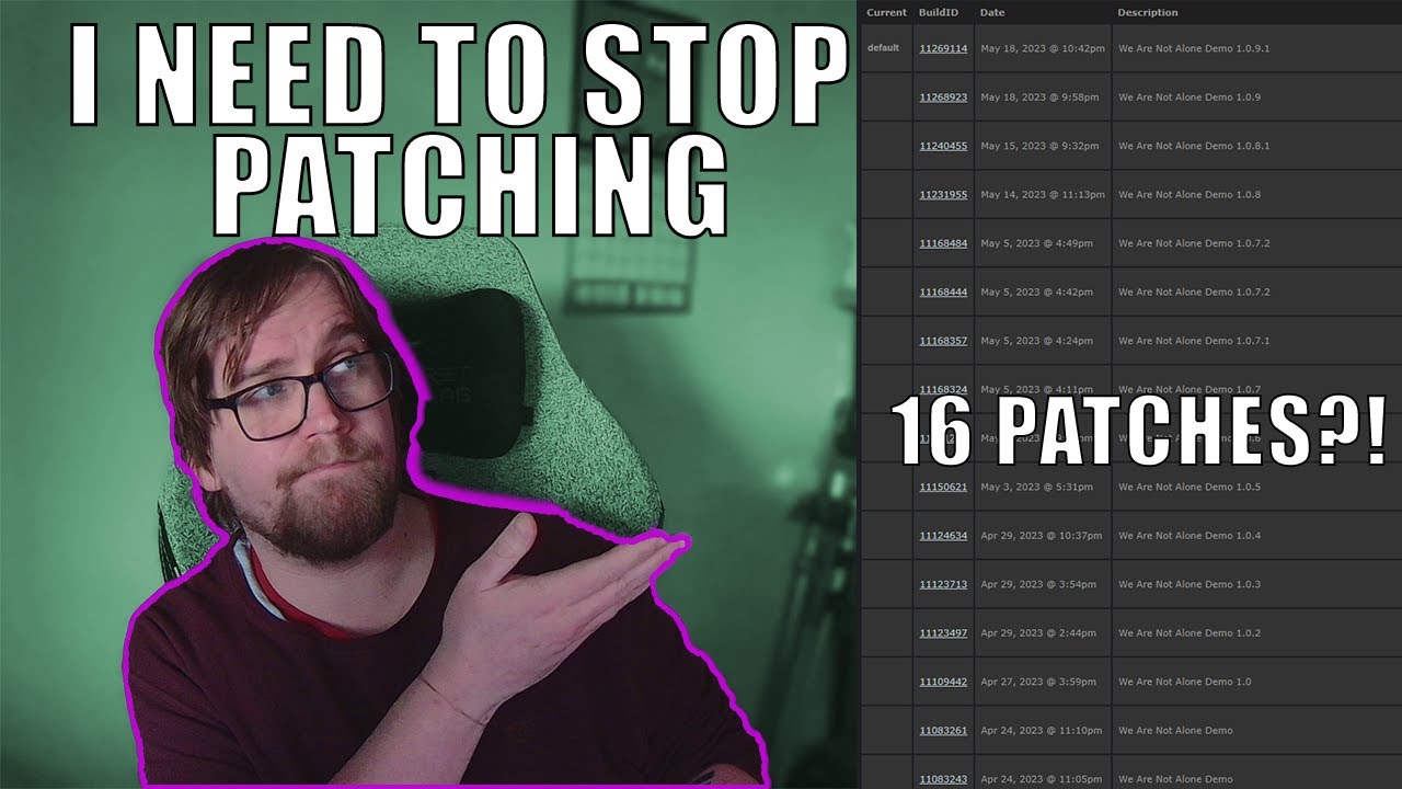 I've Got A Patching Problem | Indie Devlog - YouTube