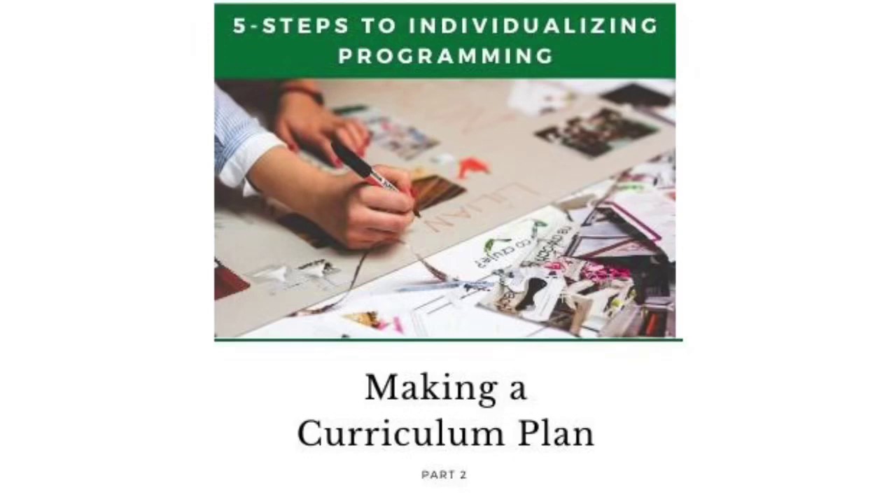 How to Make a Curriculum Plan: Part 2 - YouTube