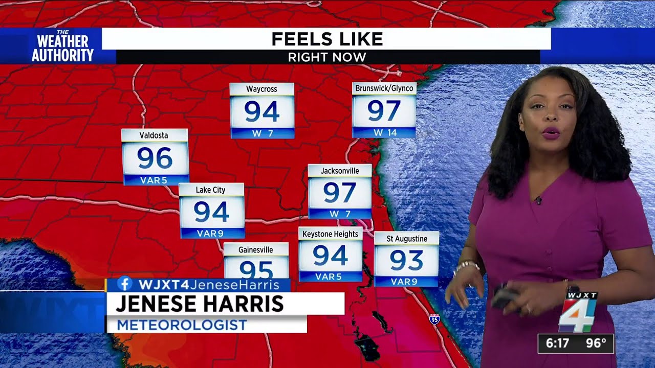 Weather Authority Meteorologist Jenese Harris says a hot week ends as a ...