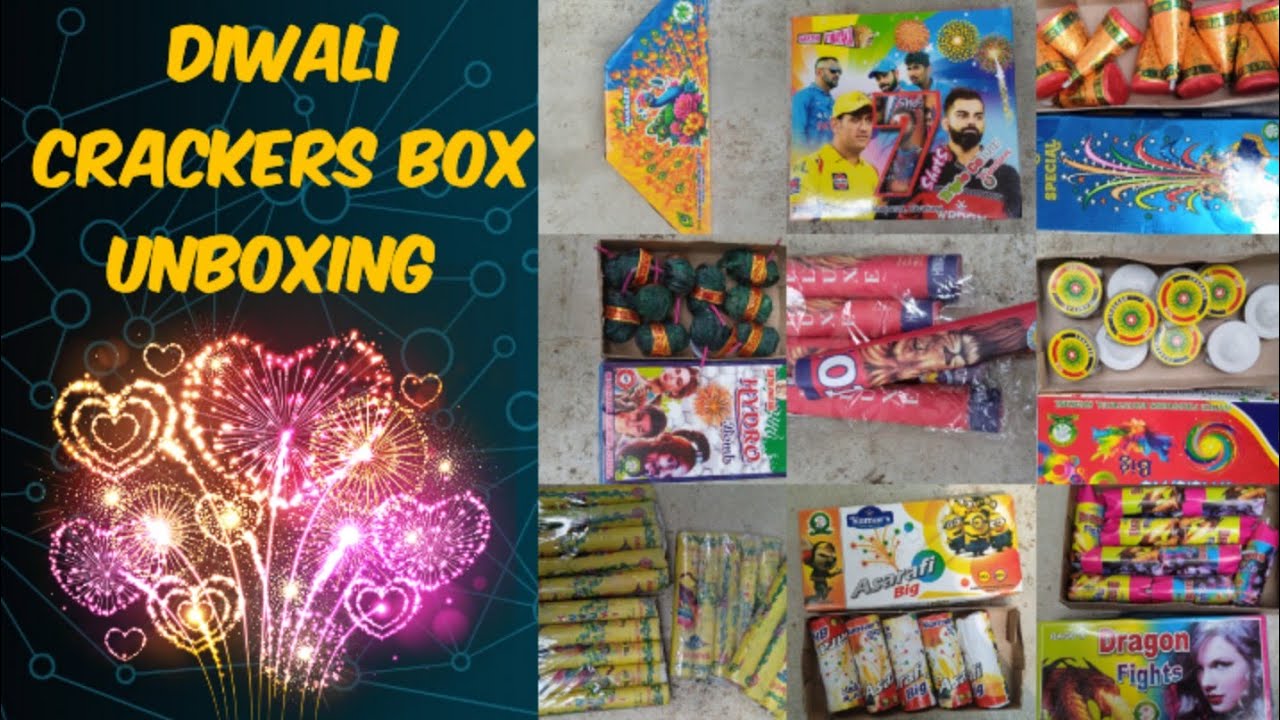 Diwali crackers box unboxing 🎇🎆🪔🪔 - YouTube