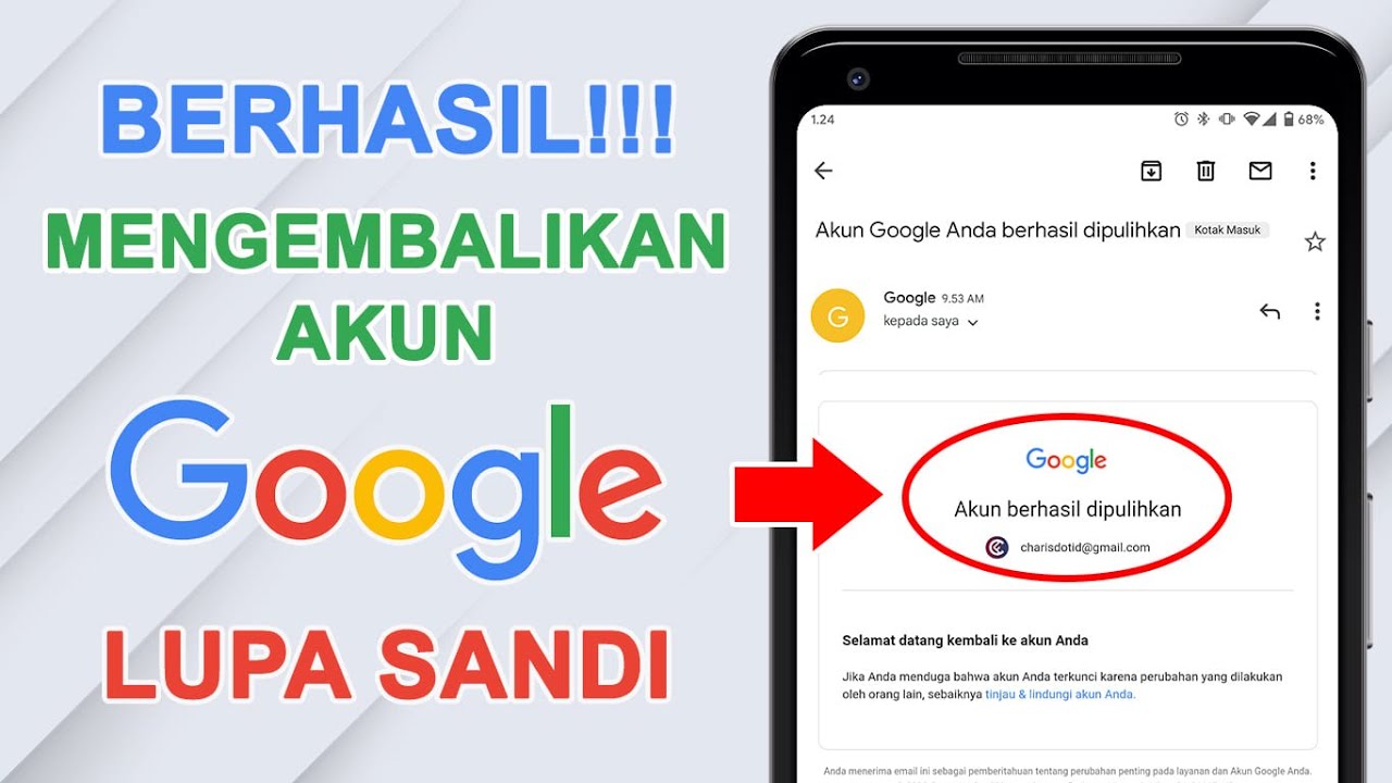 Cara Mengembalikan Akun Google yang Lupa Sandi || Reset Password - YouTube