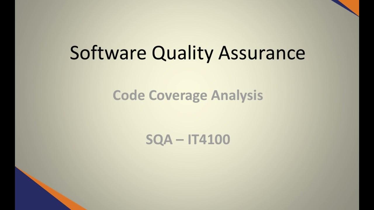 Code Coverage Analysis - YouTube