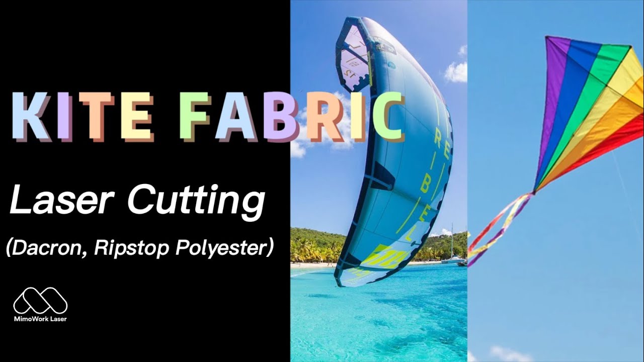 Best Kite Cutting | How to laser cut kite fabric (Dacron, Nylon) - YouTube