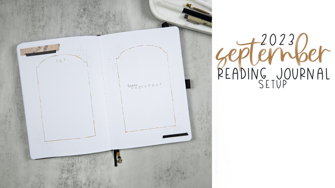 September Reading Journal Setup | 2023 | Simple & Beginner Friendly ...
