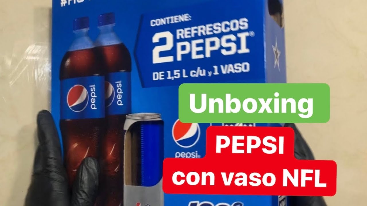 Unboxing PEPSI edición especial NFL #hoytocapepsiconnfl - YouTube