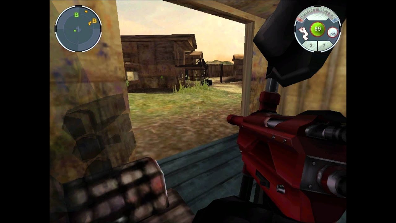 Playing a Old Paintball Game 3 : When you start filming... - YouTube