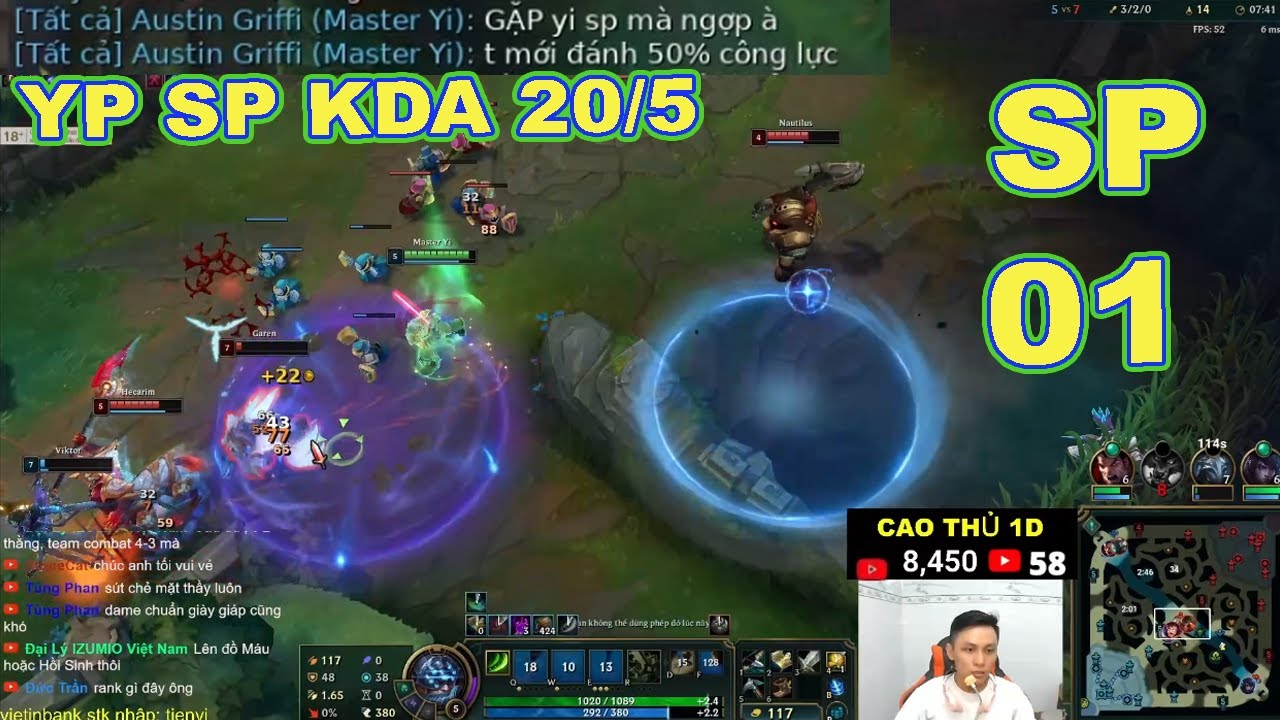 YI SUPPORT DÙNG 50% CÔNG LỰC KHIẾN TEAM BẠN LAO TÂM KHỔ TỨ VÌ YI ...