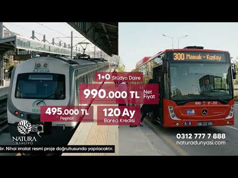 Şimdi Natura Banliyö ile Ev Sahibi Olmanın Tam Zamanı! - 1+0 Stüdyo Daireler